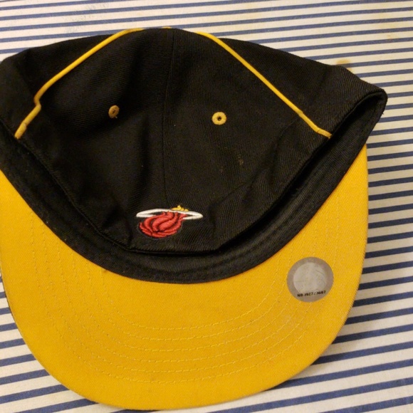 Unk | Accessories | Miami Heat Fitted Cap By Unk | Poshmark